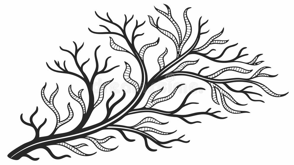 Bare Tree Branches Vector, Winter Nature Element, Vector Design ...