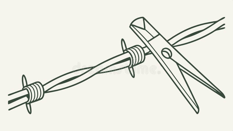 Barbed Wire Corner, Danger Symbol, Warning Border, Security Element ...