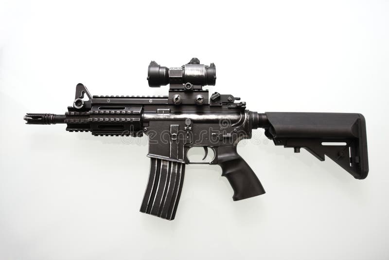 Gewehr M16 stockfoto. Bild von gewehr - 112431672