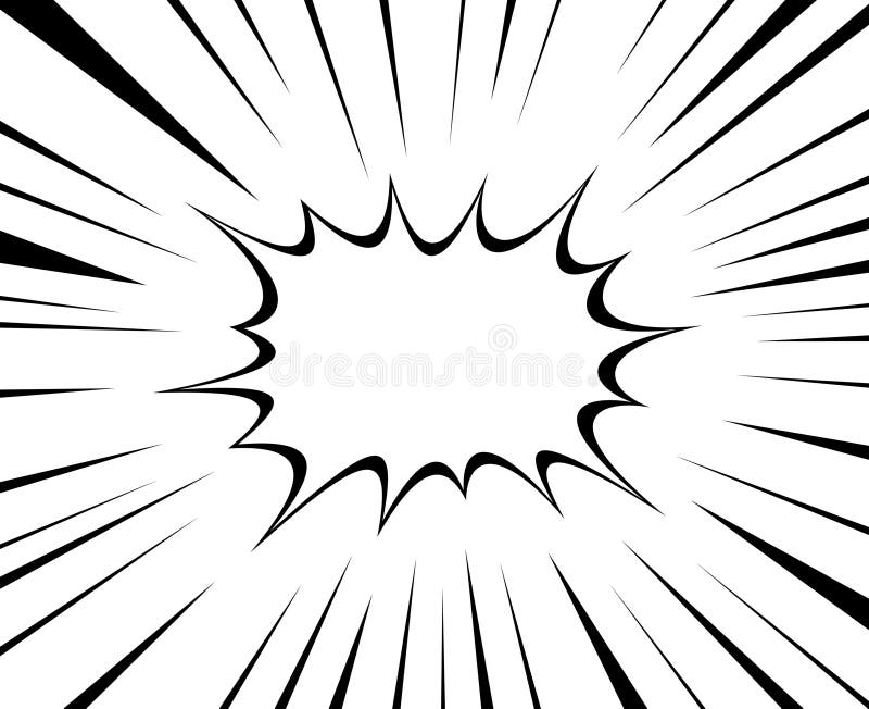 Radiant Spiky Explosion stock vector. Illustration of impactful - 316055921