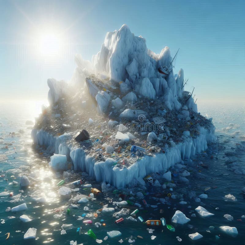 Stark Contrast between the Pristine Beauty of Nature and Human-made ...