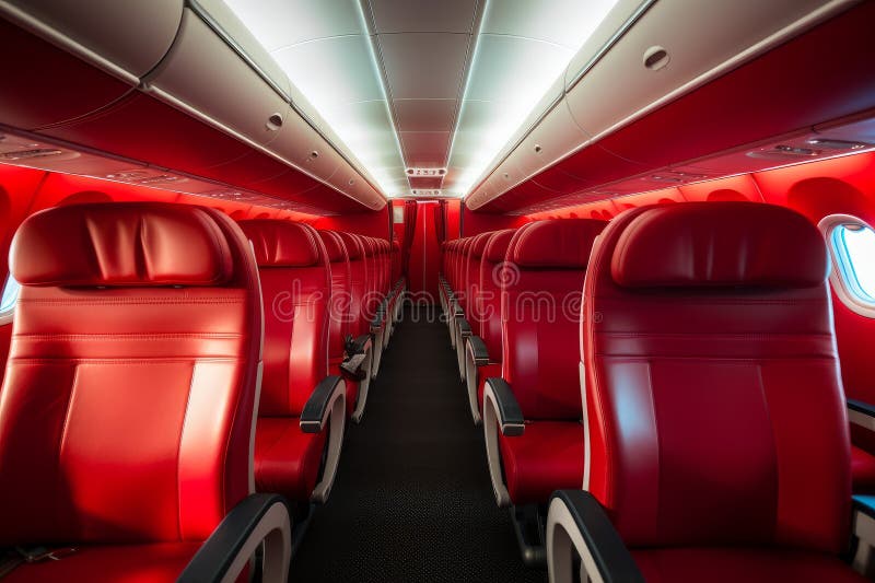 Stark Empty Aircraft Red Interior Stock Illustrations – 2 Stark Empty ...