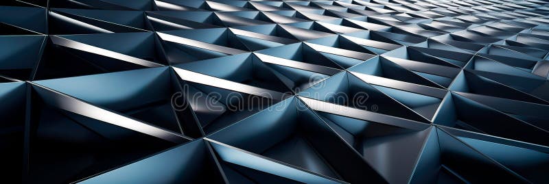 Stark Metallic Background with Shadows Forming a Precise and Intricate ...