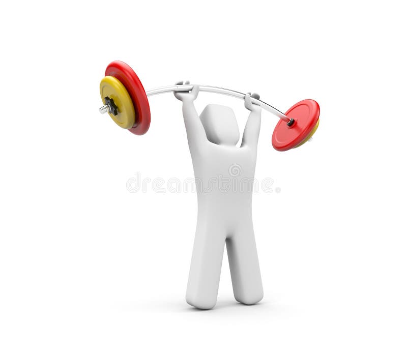 Stark person stock illustrationer. Illustration av mänskligt - 5565608