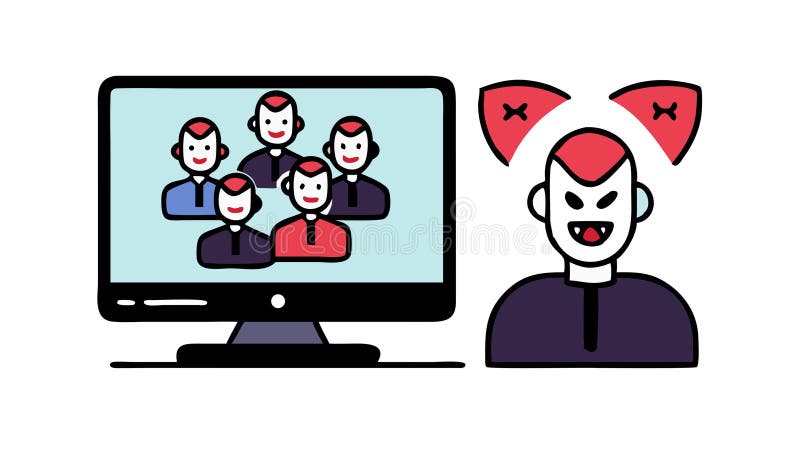 Devil Vector Computer Illustration Stock Illustrations – 748 Devil ...