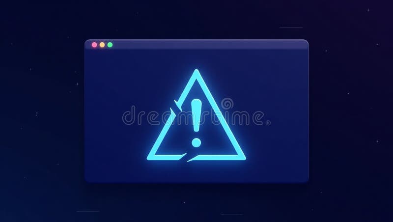 A Stark Warning Glows from a Browser Window a Digital Crisis Demanding ...