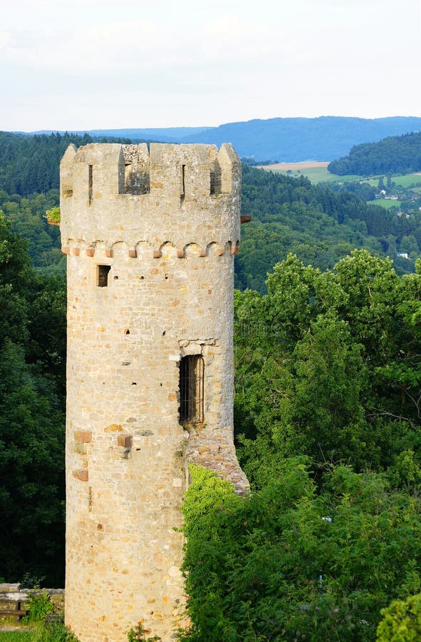 Starkenburg stock photo. Image of germany, round, ruin - 26174878