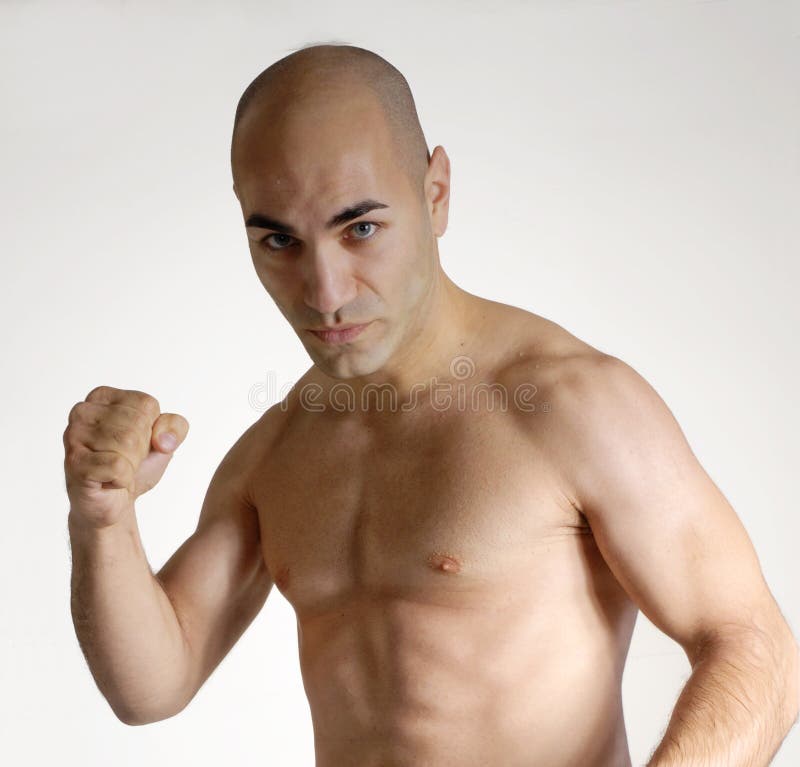 Starker Mann. stockbild. Bild von gesund, form, muskulös - 28243113