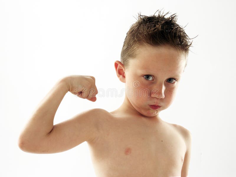 Starkes Kind. stockfoto. Bild von mäuse, nahrung, überzeugen - 28532350