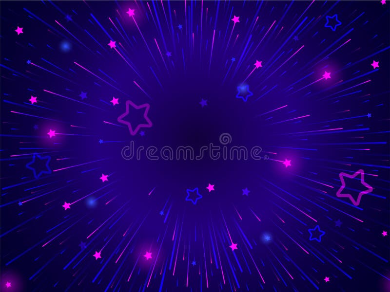 Starlight Background with Copy Space Stock Vector - Illustration of ...