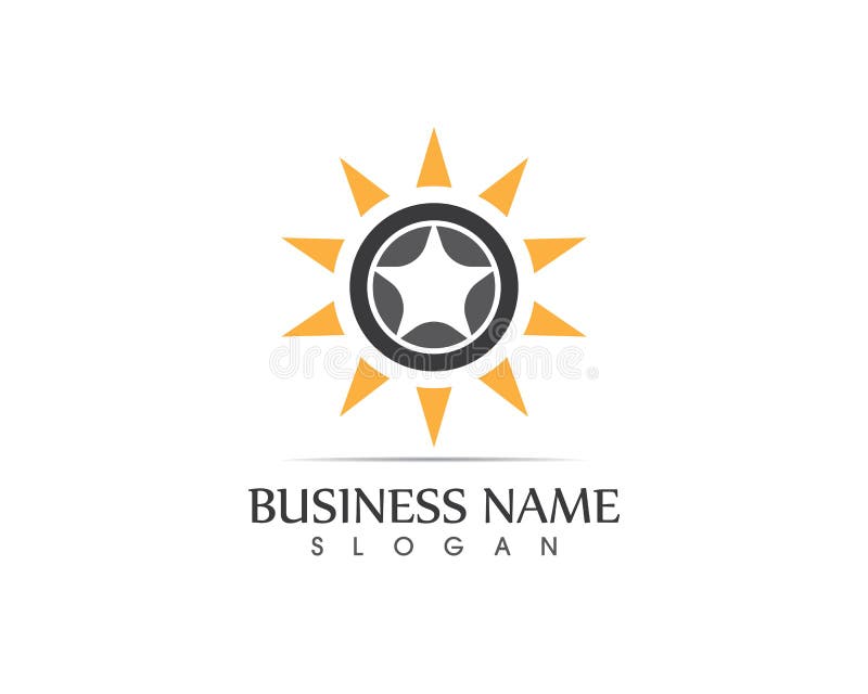 Starlight Icon Logo Design Concept Stock Vector - Illustration of ...