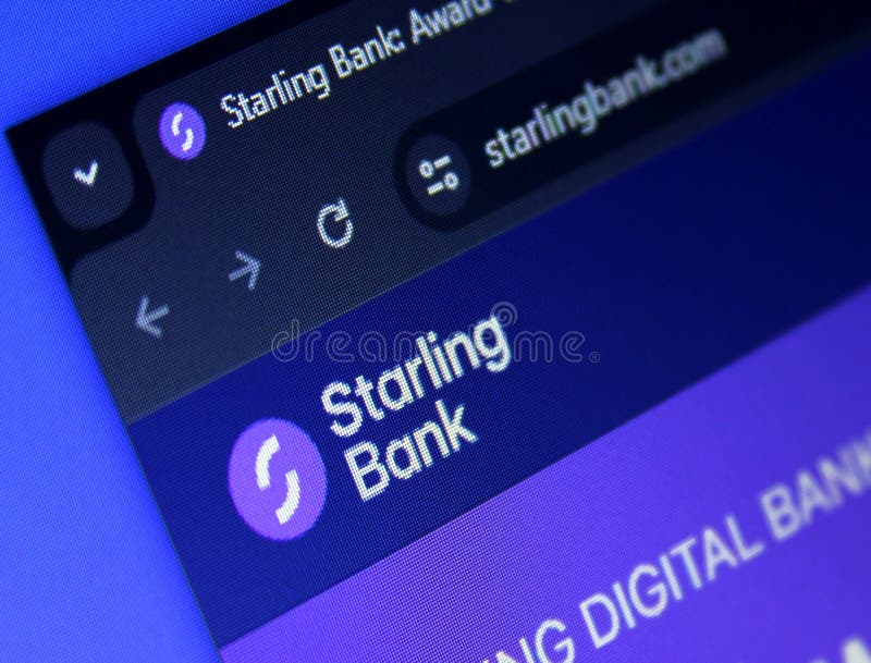 Starling bank website editorial photography. Image of debit - 301283682
