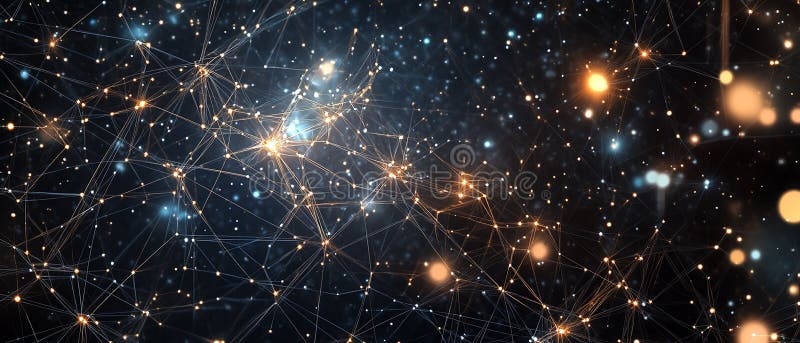 Starlit Constellations Seamless Pattern Design Stock Illustration ...