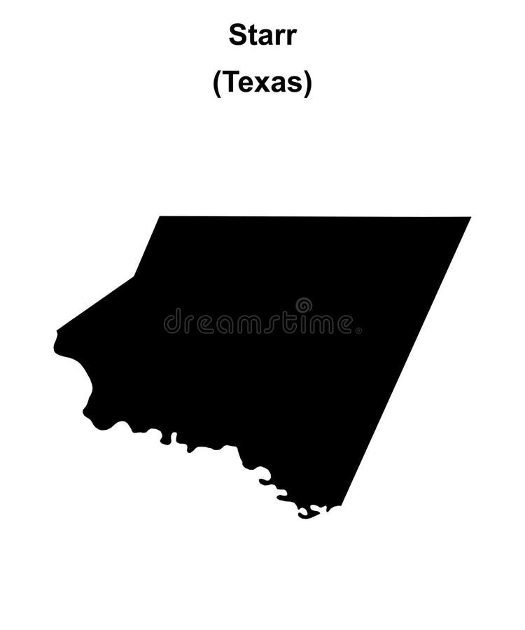 Starr outline map stock vector. Illustration of silhouette - 361794123