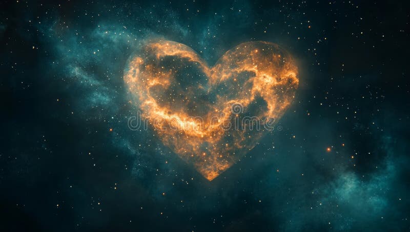 A Starry Celestial View of Outer Space Serves As the Backdrop for a ...