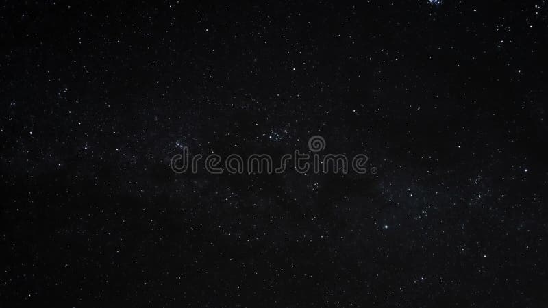 Starry Constellations and Milky Way Motion on Deep Night Sky,universe ...