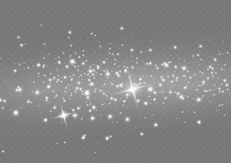 Starry Dust, Flash Light Spark, Sparkle White Star Stock Vector ...