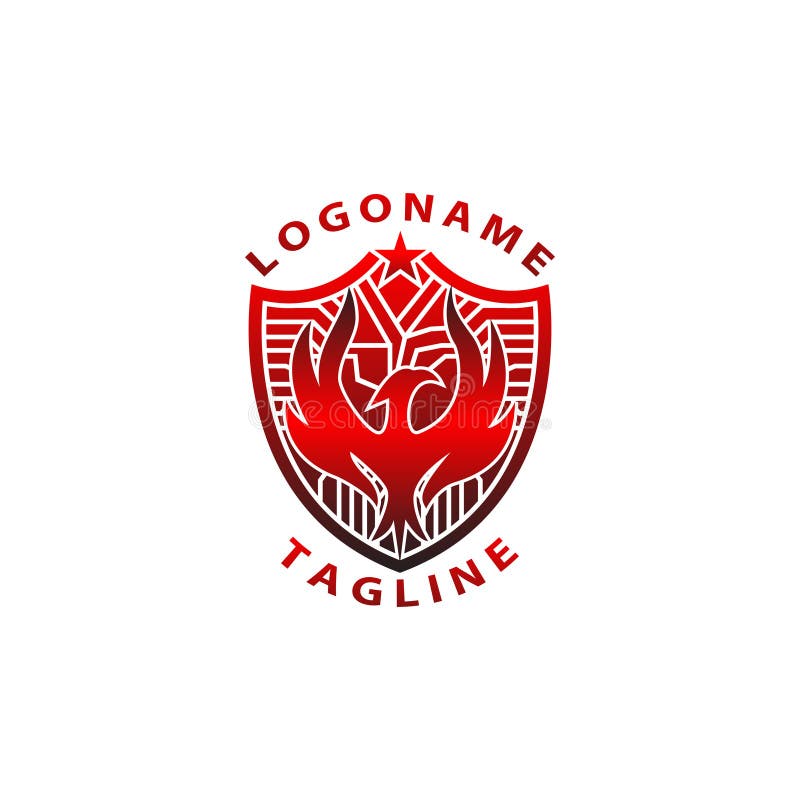 Starry Eagle Cyber Security Logo Design Stock Vector - Illustration of ...