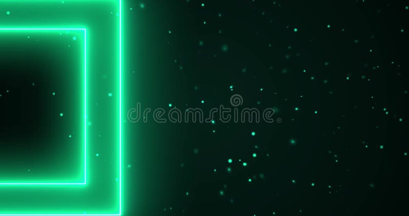 Starry Galaxy Space-type Rectangle Box Glowing Particle Animation 4K ...