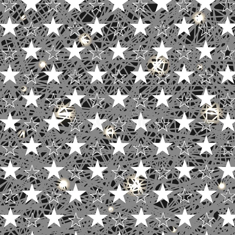 Starry Grunge Grey Background Stock Vector - Illustration of creative ...