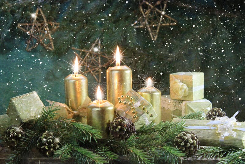 Starry Night Advent stock photo. Image of congratulation - 47278324