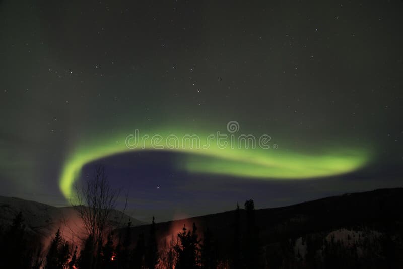 Starry night in Alaska stock photo. Image of light, alaska - 148248338