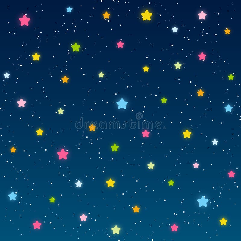 Starry night background stock vector. Illustration of design - 57020672