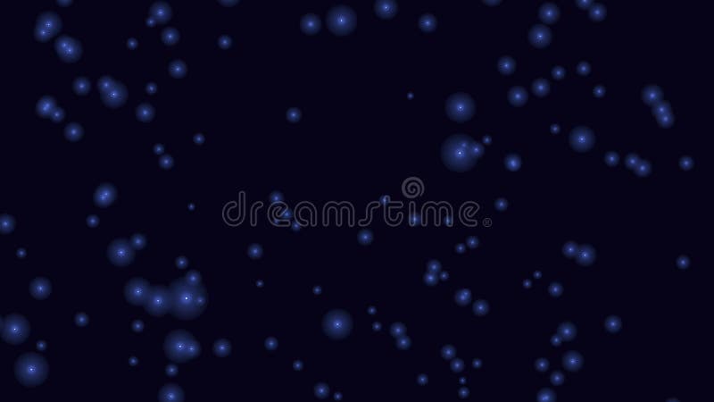 Starry Night a Celestial Scene of Blue with White Dots Stock Footage ...