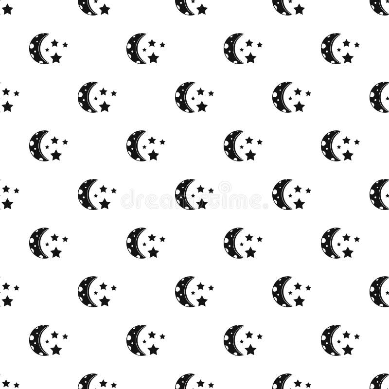 Starry Night Pattern Vector Stock Vector - Illustration of geometric ...