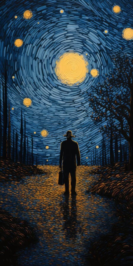 Starry Night: Pop Art Inspired Figurative Realism with Supernatural ...