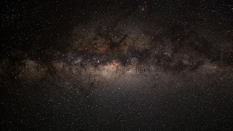 Starry Night Sky Angled Astrophotography Stock Photo - Image of ...