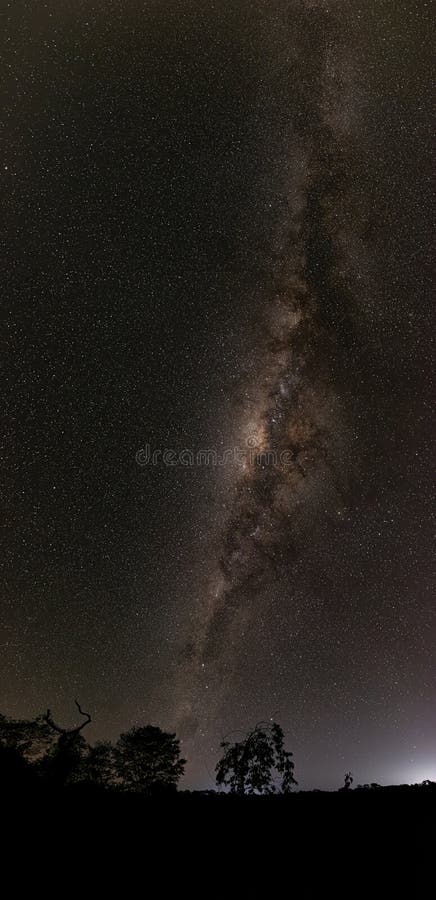 Starry Night Sky Angled Astrophotography Space Stock Photo - Image of ...