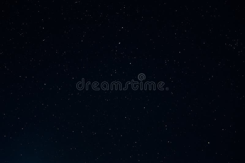 Starry Night Sky As a Background. Dark Interstellar Space Stock Photo ...