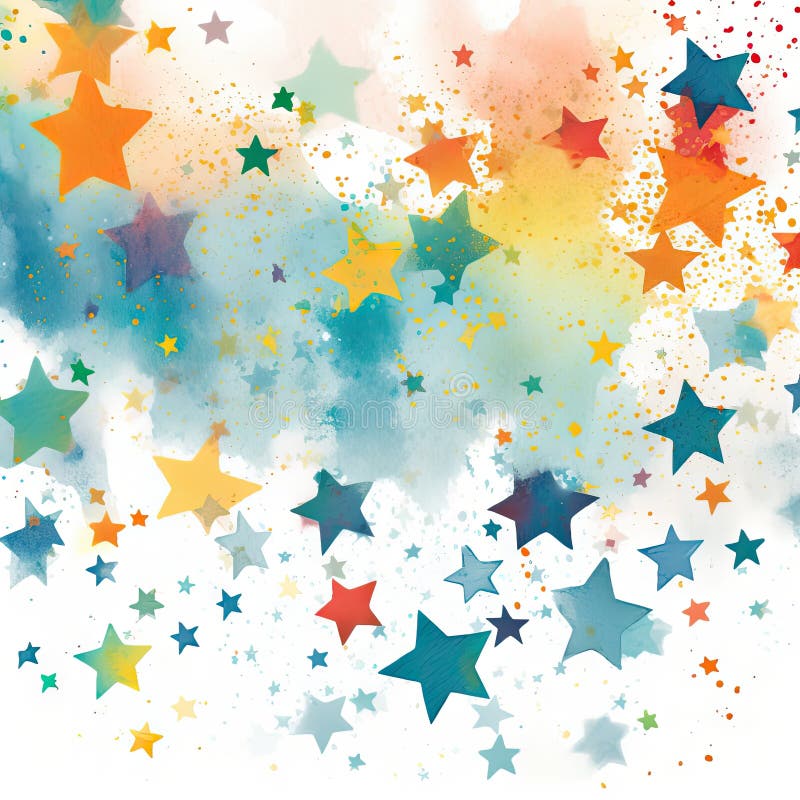 Starry Night Sky Background for Invitations and Posters. Stock ...