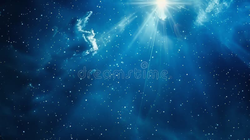 Mesmerizing View Starry Night Sky Countless Bright Stars Nebula Stock ...