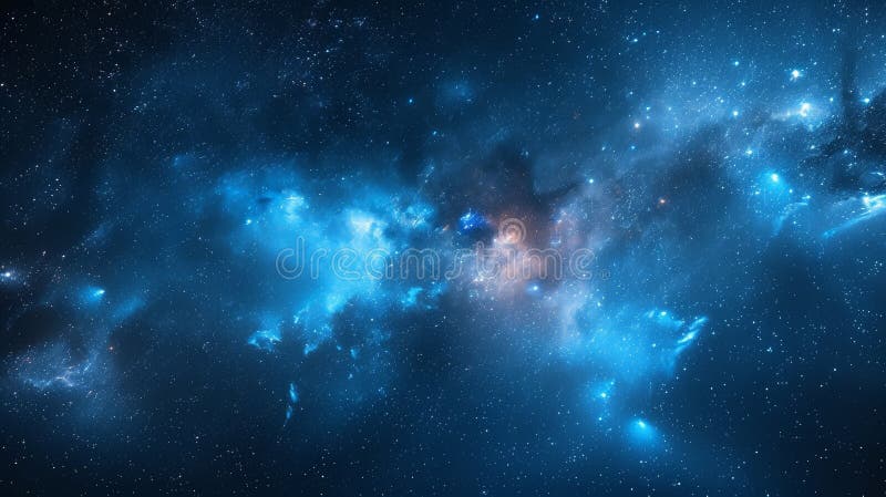 Starry Night Sky with Celestial Energy Stock Photo - Image of universe ...