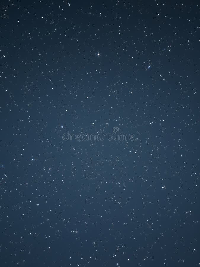 A Starry Night Sky with a Deep Blue Hue Stock Illustration ...