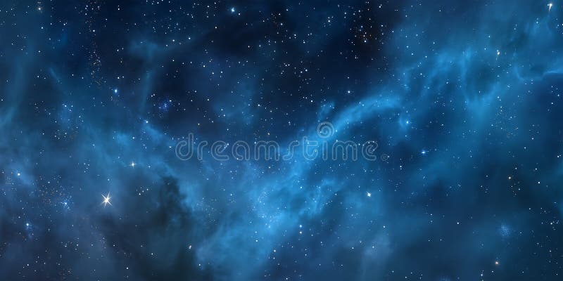 A Starry Night Sky with Glowing Blue Constellations for Celestial ...