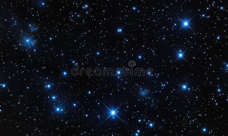 A Starry Night Sky with a Long Line of Stars Stock Photo - Image of ...