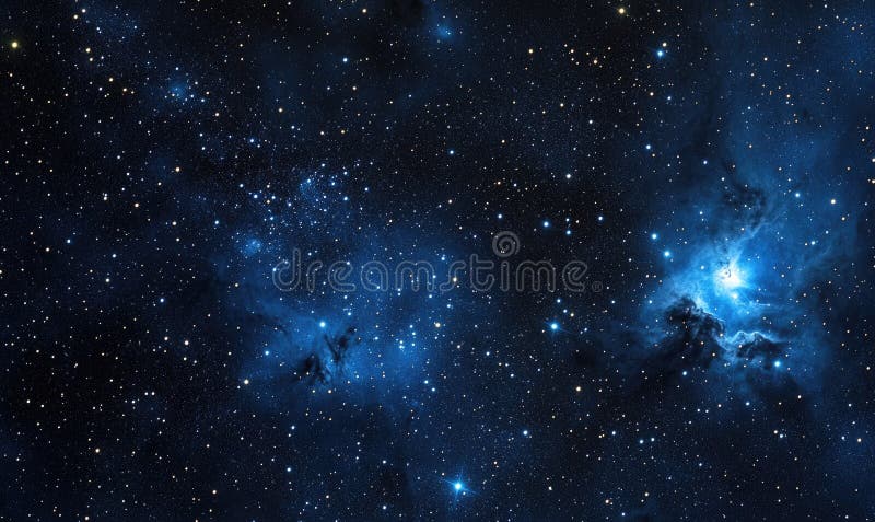 A Starry Night Sky with a Long Line of Stars Stock Image - Image of ...
