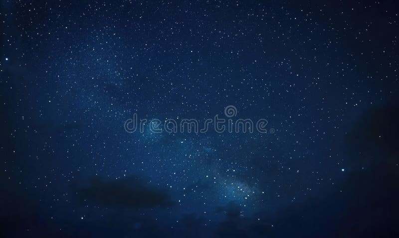 A Starry Night Sky with a Long Line of Stars Stock Photo - Image of ...