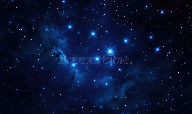 A Starry Night Sky with a Long Line of Stars Stock Image - Image of ...