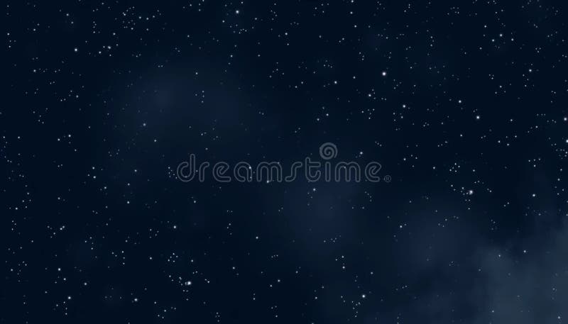 Starry Night Sky with Numerous Sparkling Stars Scattered Against a Dark ...