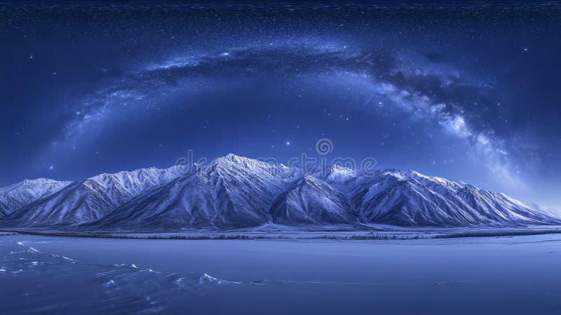A Starry Night Sky Panorama with Equirectangular Projection, Hdri, and ...