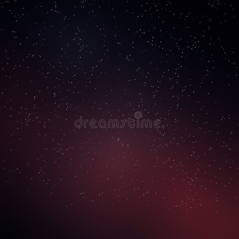 A Starry Night Sky with a Purple Gradient Stock Illustration ...