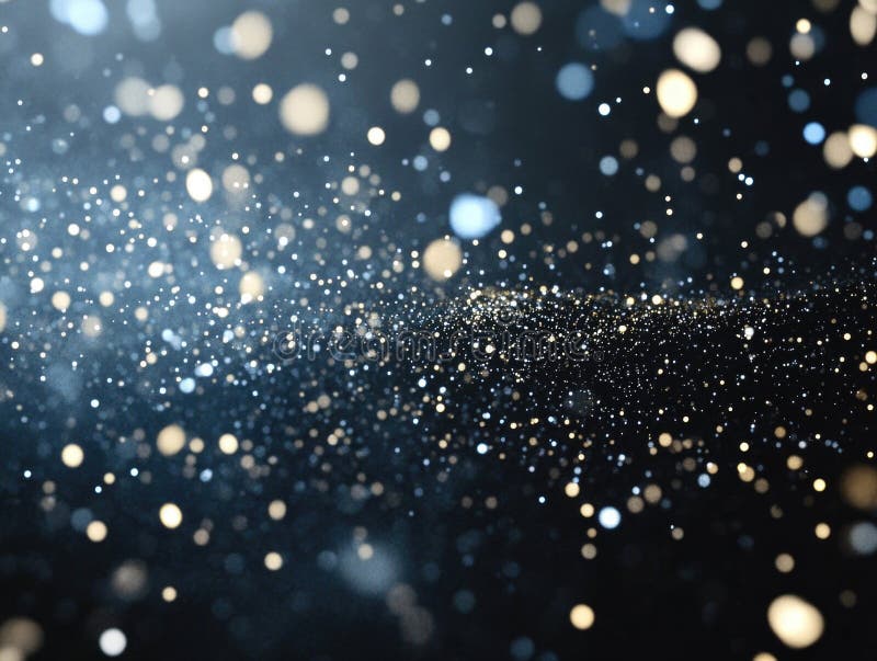Starry Night Sparkle Effect Stock Photo - Image of flakes, cosmic ...