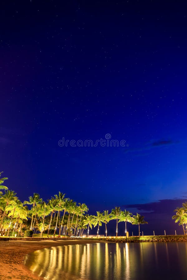 Starry night. stock image. Image of outdoors, relaxation - 66685405