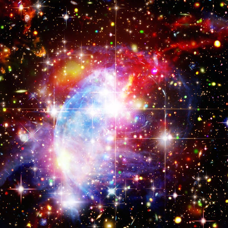 Starry Outer Space. the Elements of this Image Furnished by NASA Stock ...