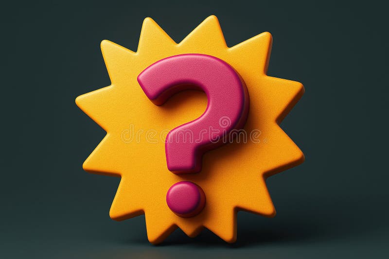 Starry Question a Symbol of Wonder and Exploration of the Unknown on a ...