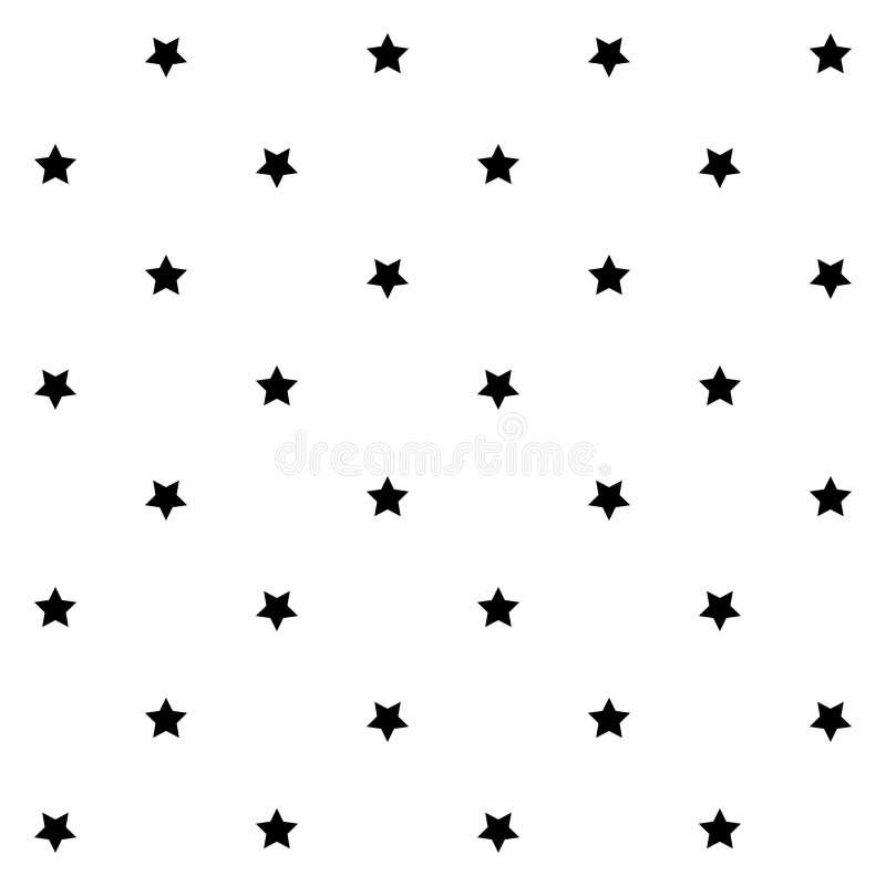 Starry Repeatable, Seamless Star Pattern, Star Background Stock Vector ...